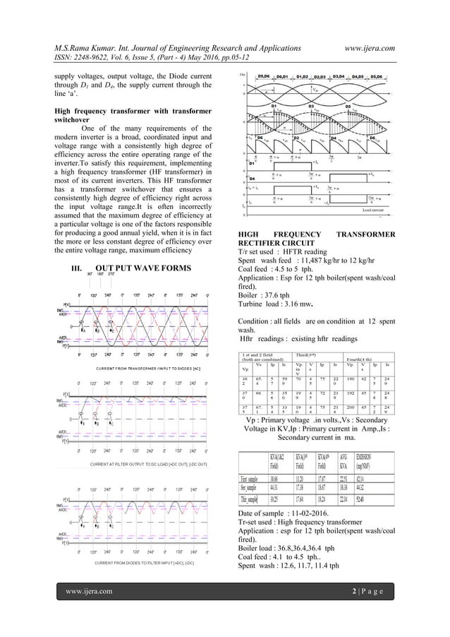 Electro Static Precipitator for Spent Wash Application. | PDF