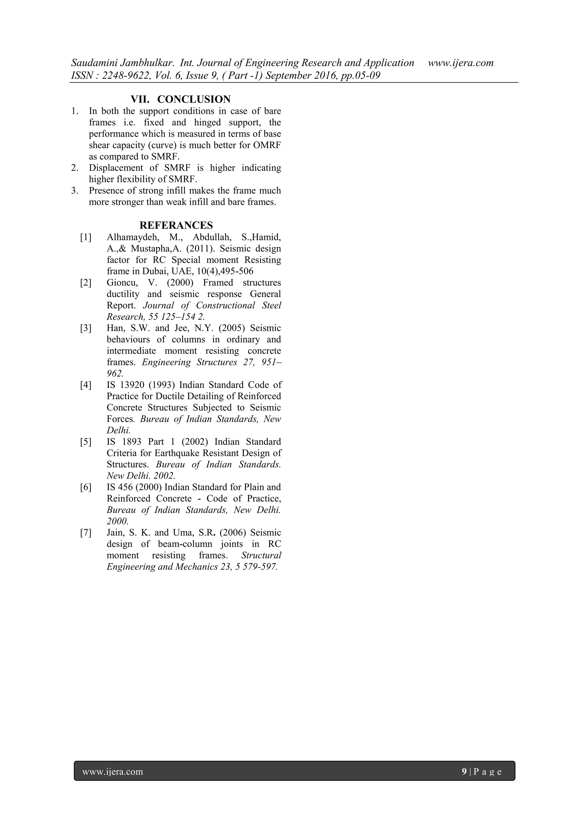 Pushover Analysis for Multistorey RC SMRF and OMRF | PDF