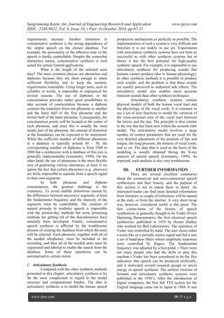 Tutorial - Speech Synthesis System | PDF