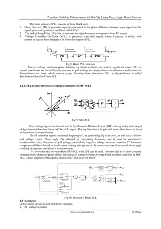 Transient Stability Enhancement of Grid by Using Fuzzy Logic Based Statcom | PDF | Internet of ...