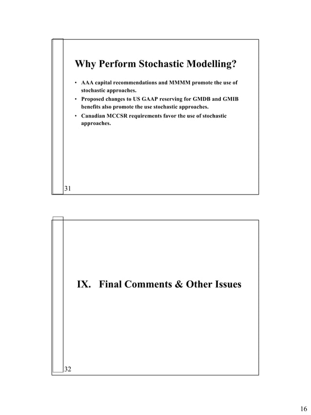 Stochastic Modeling - Financial Reporting | PDF