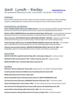 professional resume | DOC