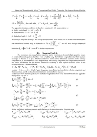 Numerical Simulation on Mixed Convection Flow within Triangular Enclosures Having Heatline ...