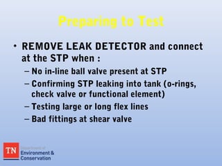 pressurized piping LLD testing chattanooga 2015 | PPT