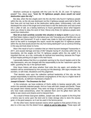 The Finger of God | PDF
