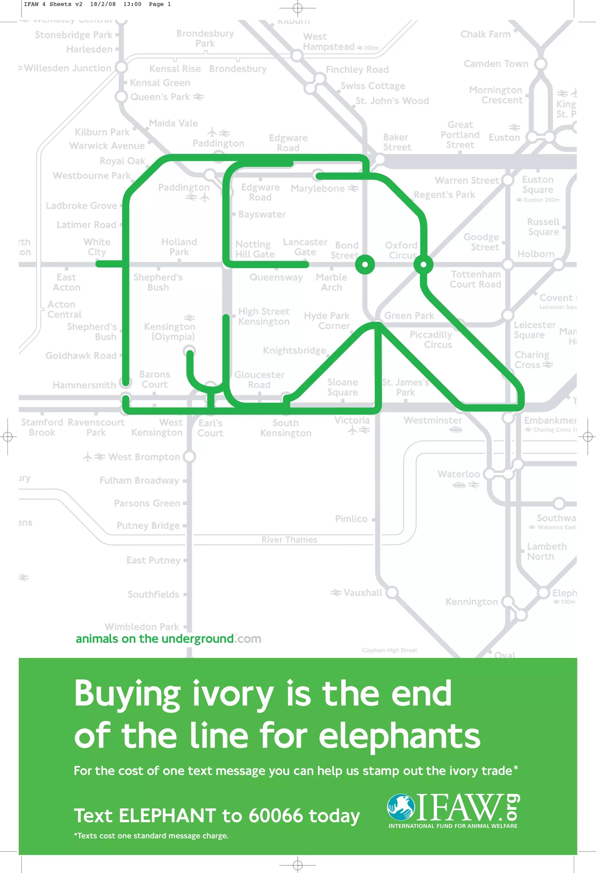 IFAW London Underground Posters | PDF