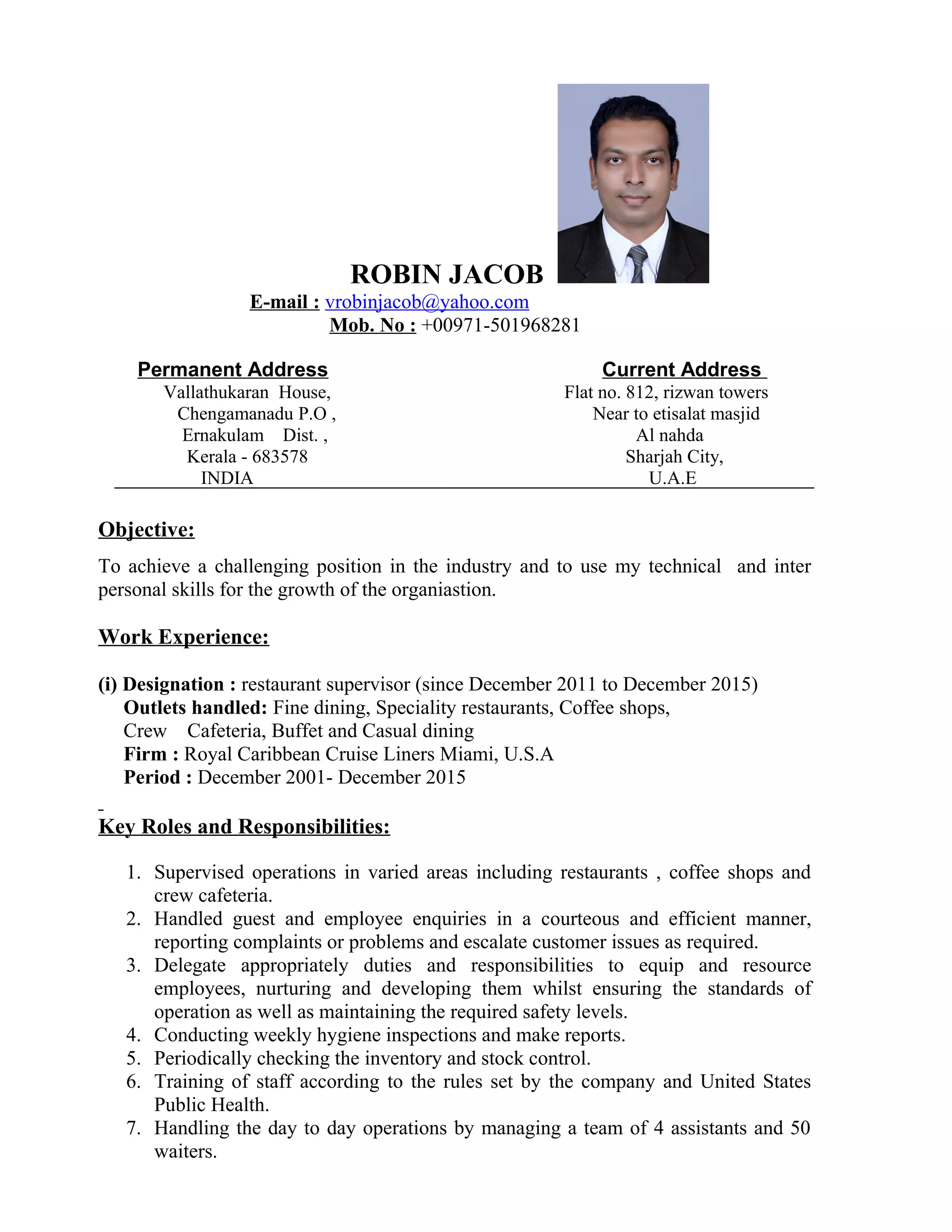 Robin Resume | DOC