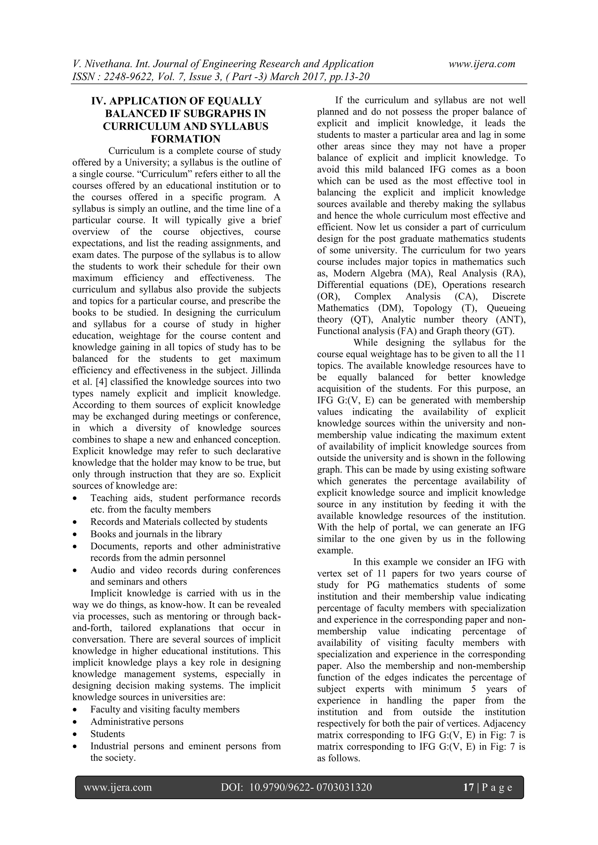 Mild balanced Intuitionistic Fuzzy Graphs | PDF