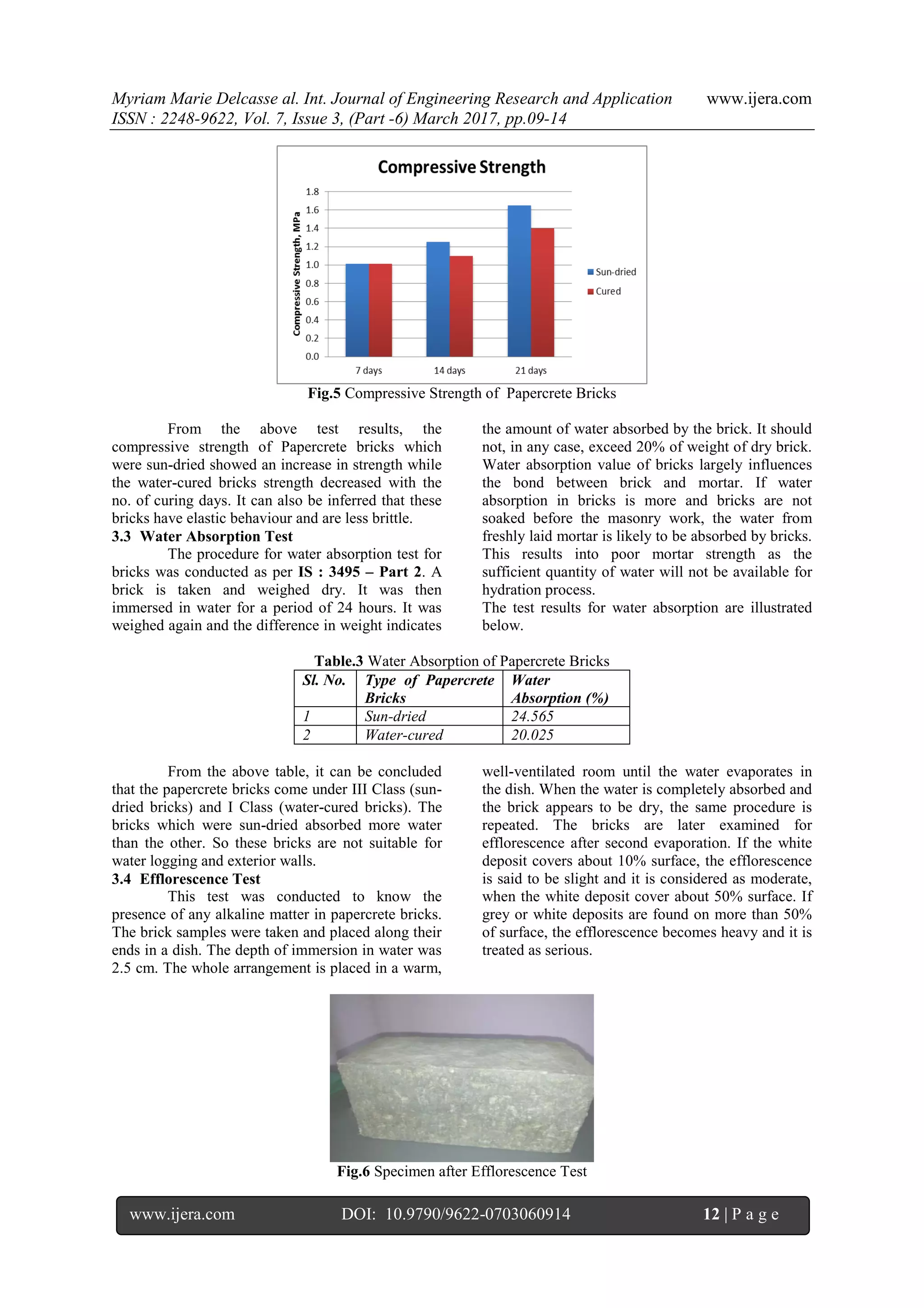 Papercrete Bricks An Alternative Sustainable Building Material | PDF ...