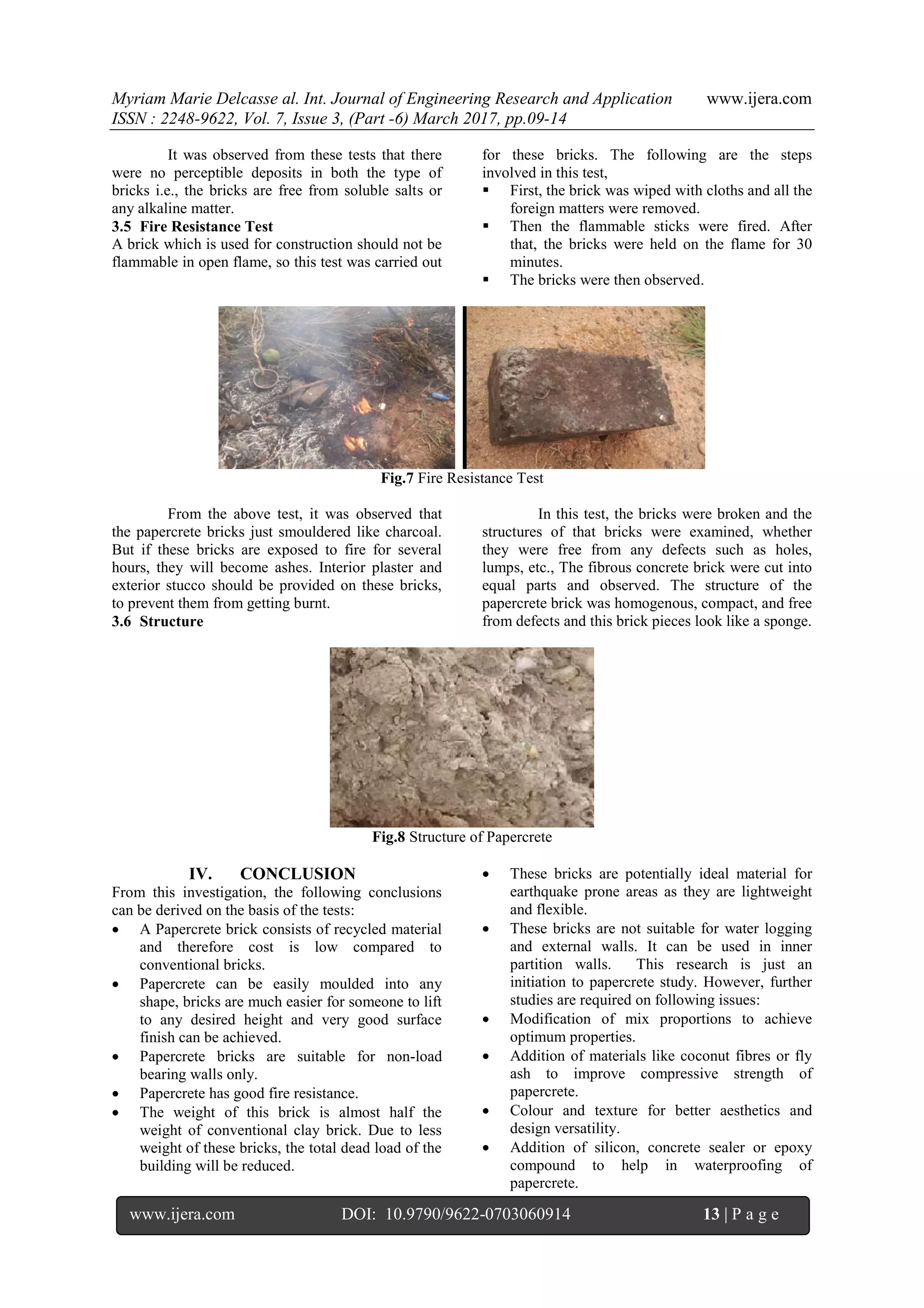 Papercrete Bricks An Alternative Sustainable Building Material | PDF