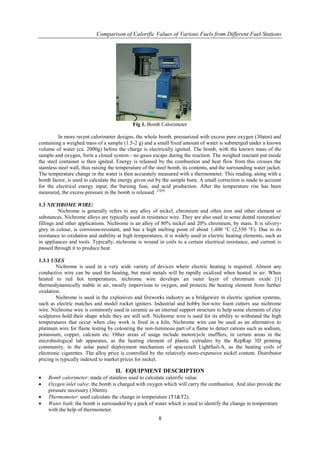 Comparison of Calorific Values of Various Fuels from Different Fuel ...