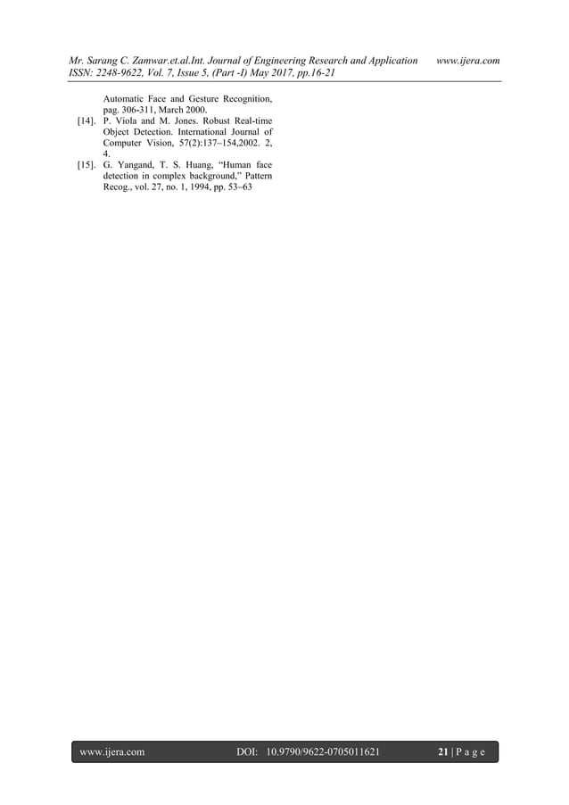 Human Face Detection and Tracking for Age Rank, Weight and Gender Estimation based on Face ...