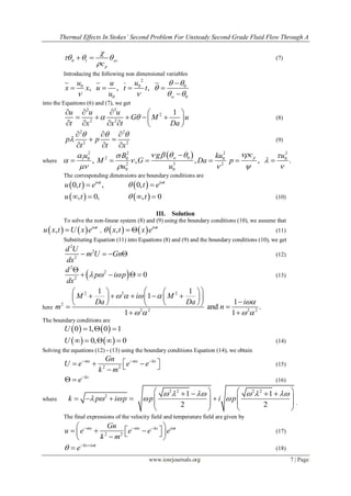 Thermal Effects in Stokes’ Second Problem for Unsteady Second Grade ...