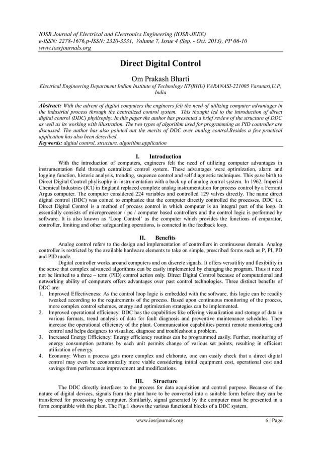 Direct Digital Control | PDF