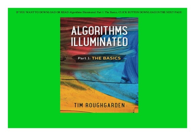[PDF] download⚡ Algorithms Illuminated Part 1 The Basics