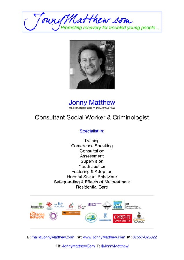 Jonny Matthew flyer | PDF
