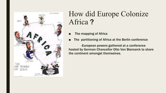 Colonialism and its effect on the African presentation | PPTX