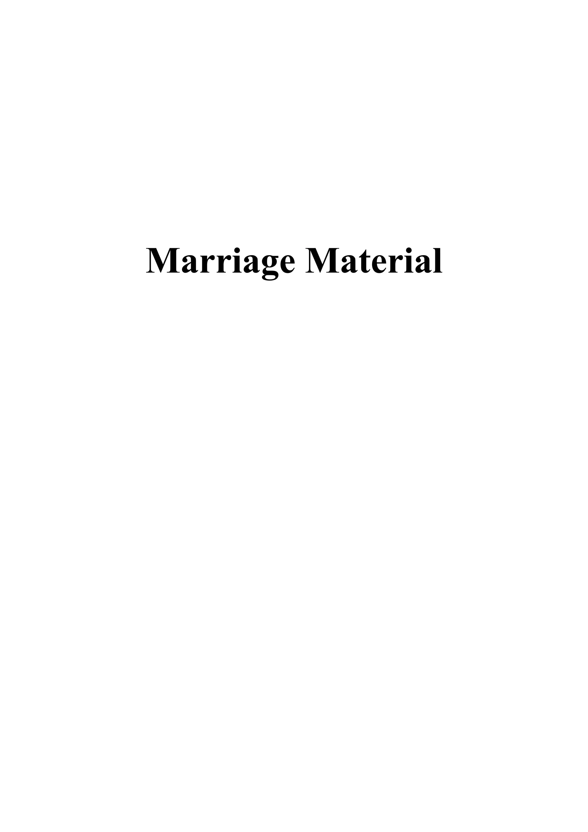 Marriage Material - Alexa Riley - eBook | PDF