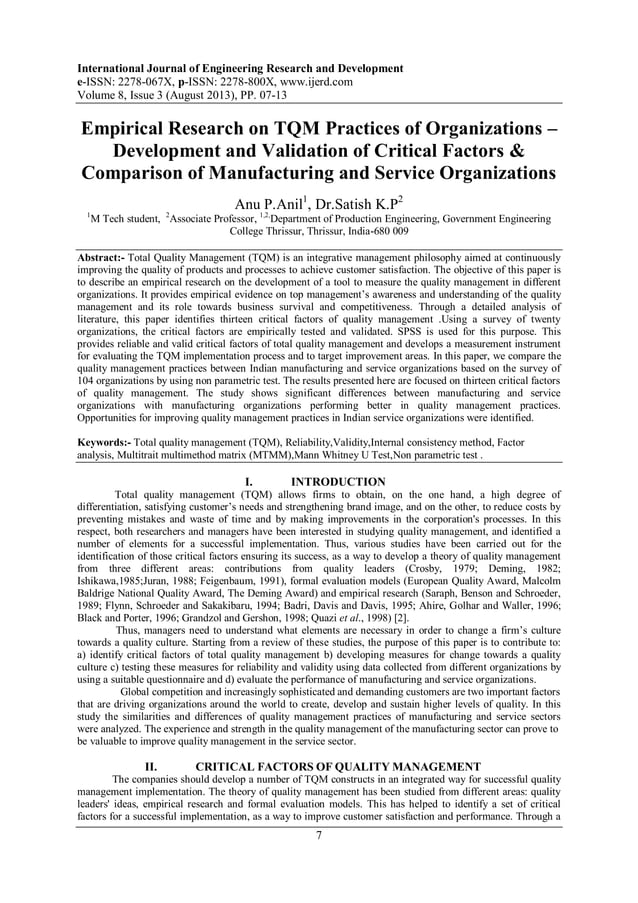 International Journal of Engineering Research and Development (IJERD ...