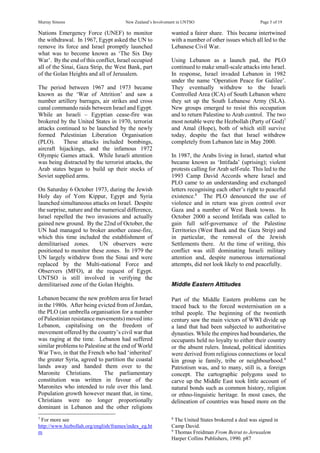 Kiwis in UNTSO Jan 2002 | PDF