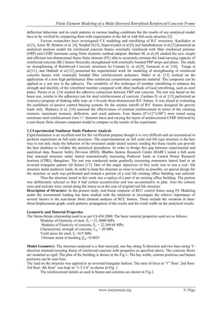 Finite Element Modeling of a Multi-Storeyed Retrofitted Reinforced Concrete Frame | PDF | Civil ...