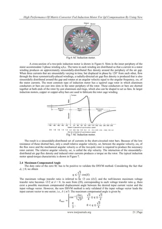 High Performance of Matrix Converter Fed Induction Motor for IPF Compensation by Using New DSVM ...