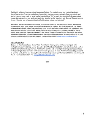 Paddlefish-Opening-Press-Release | PDF