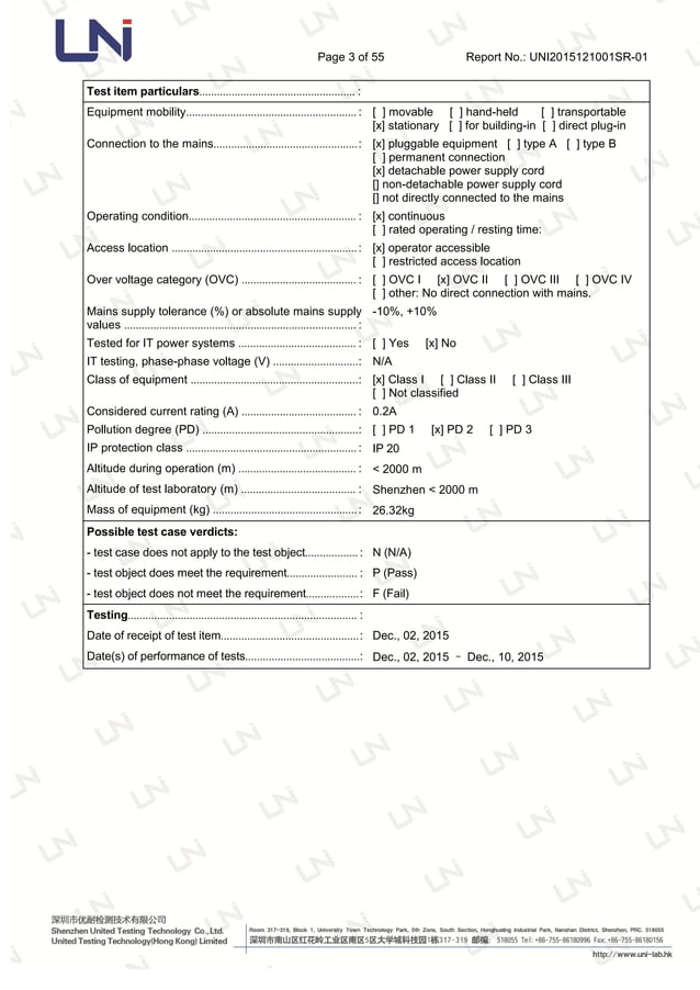 IEC 60950-1 Test Report | PDF | Physics | Science