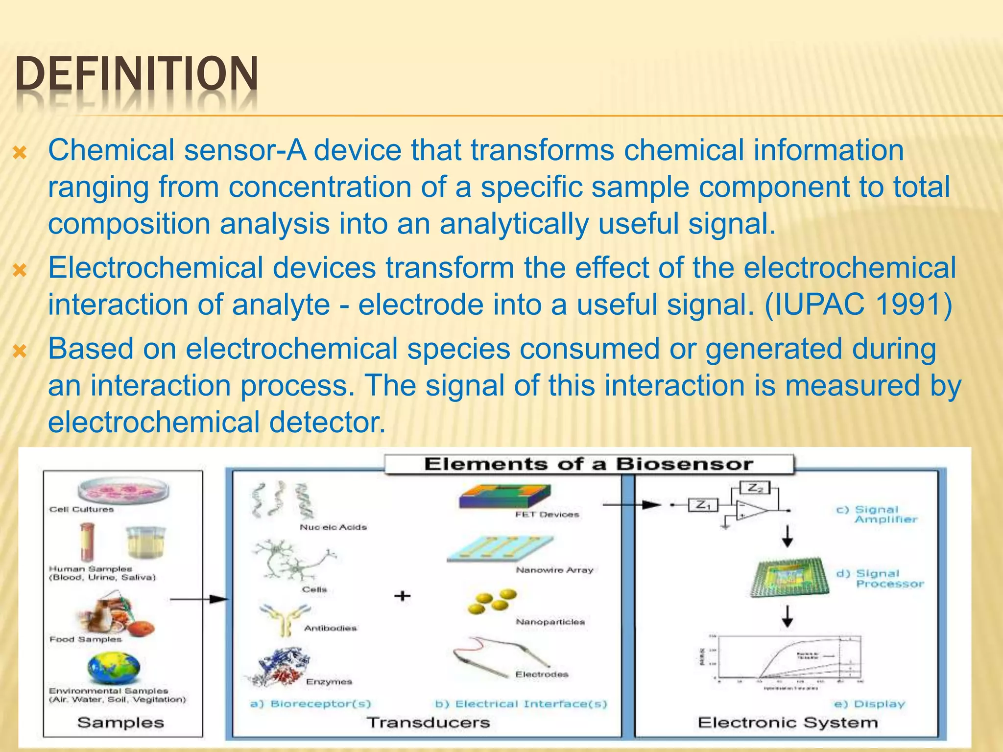 ELECTROCHEMICAL SENSORS | PPTX