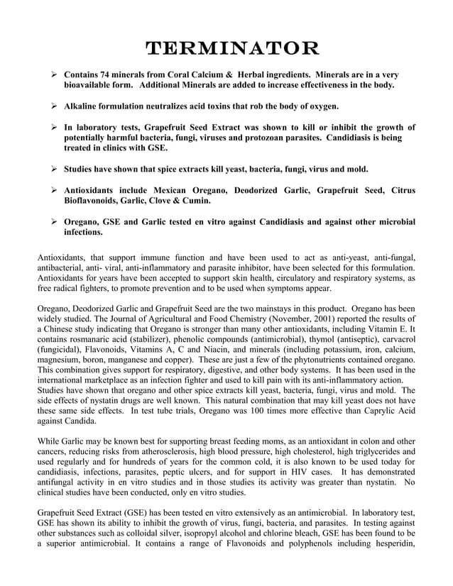Terminator | PDF