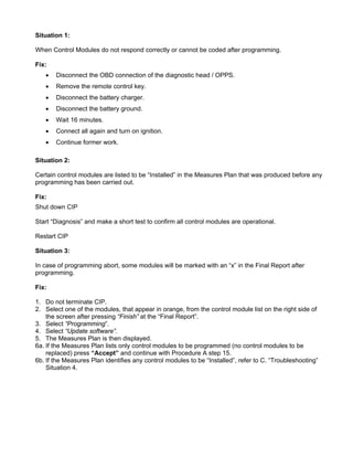 BMW E60 CIPprogramming software update progcoding | PDF