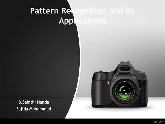 Pattern Recognition and its Application | PPT