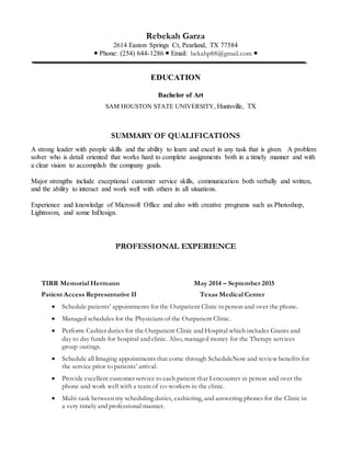 Rebekah_resume (1) | PDF