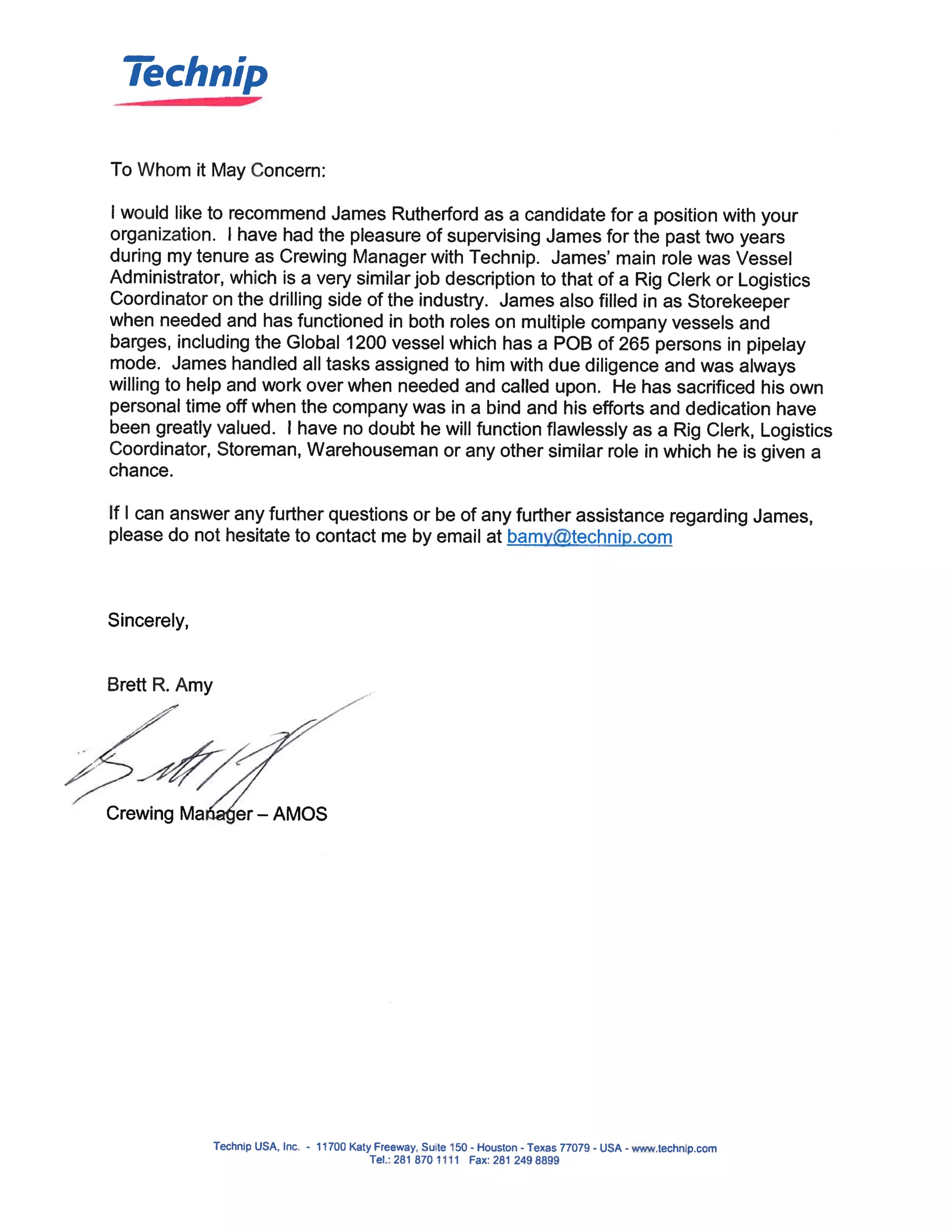 Letter of Recommendation | PDF