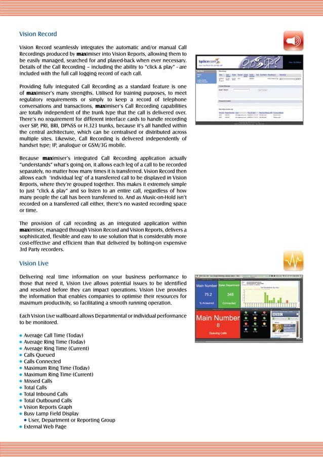 Splicecom Maximiser Vision | PDF | Computing | Technology & Computing