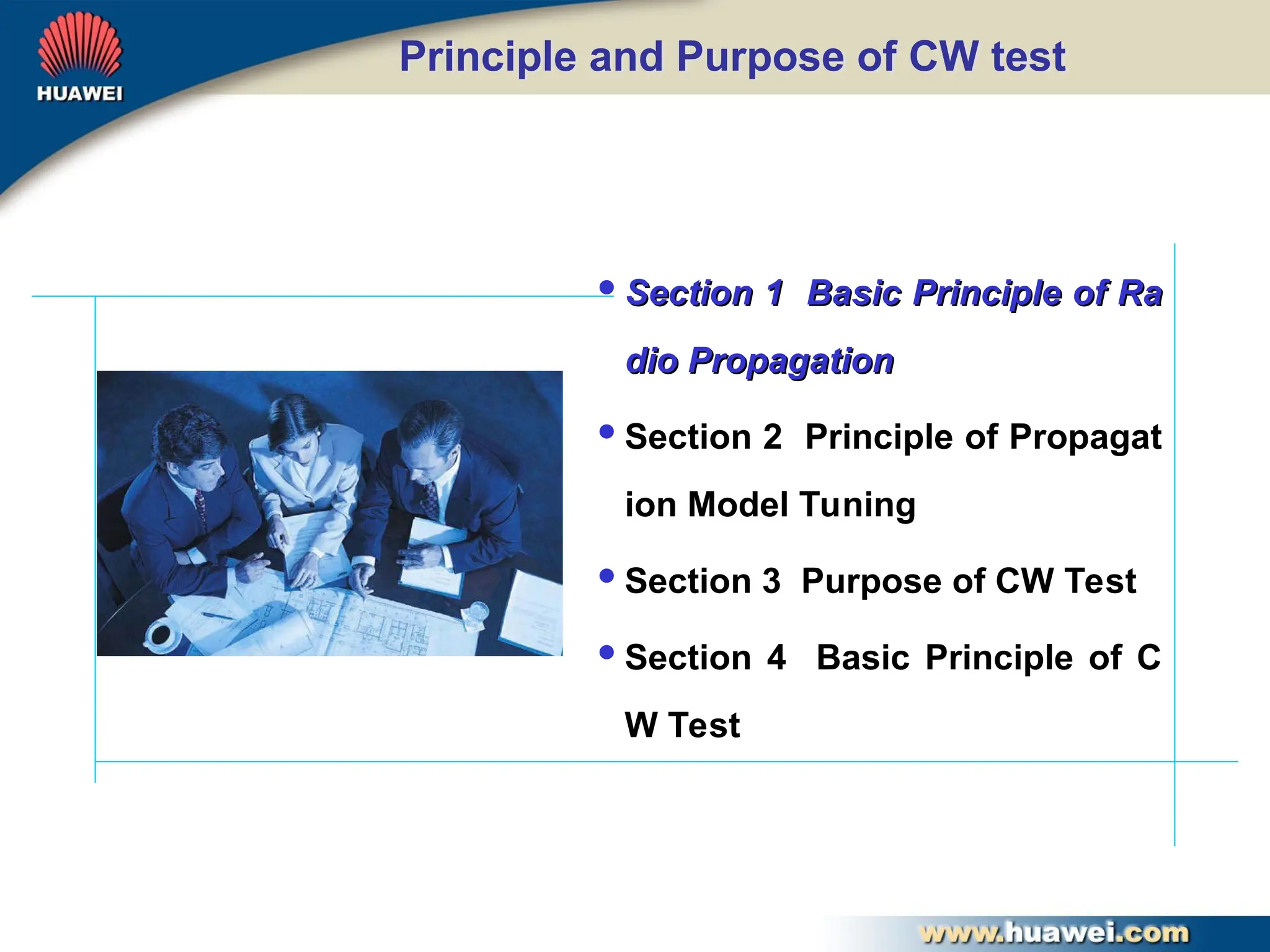 WCDMA RNP CW Test and Propagation Model Tuning(UNET | PPT