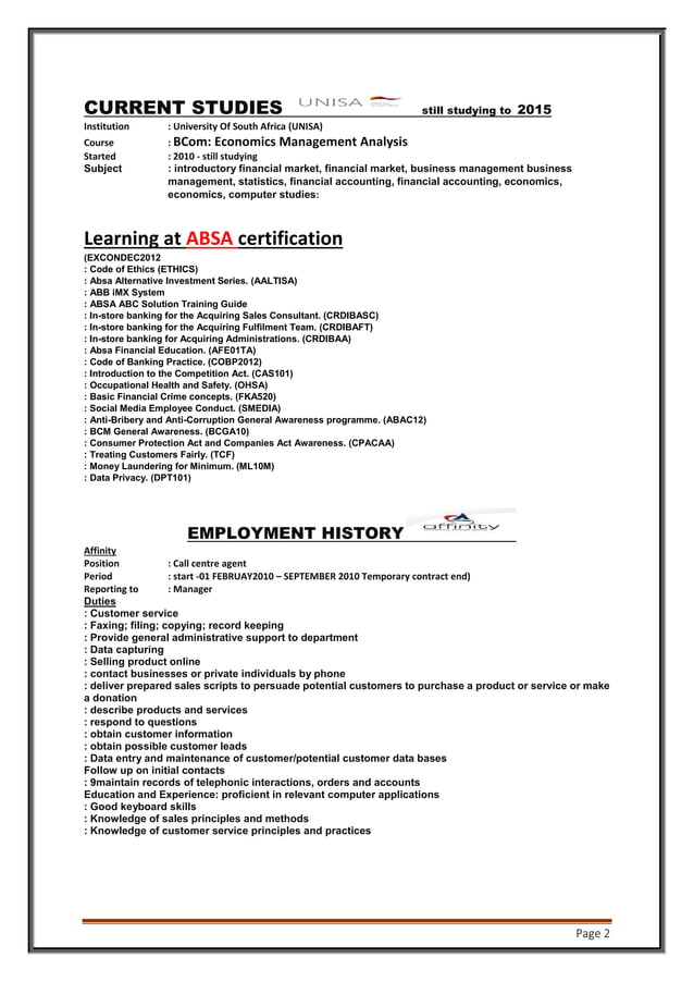 my updated cv 2015 | PDF