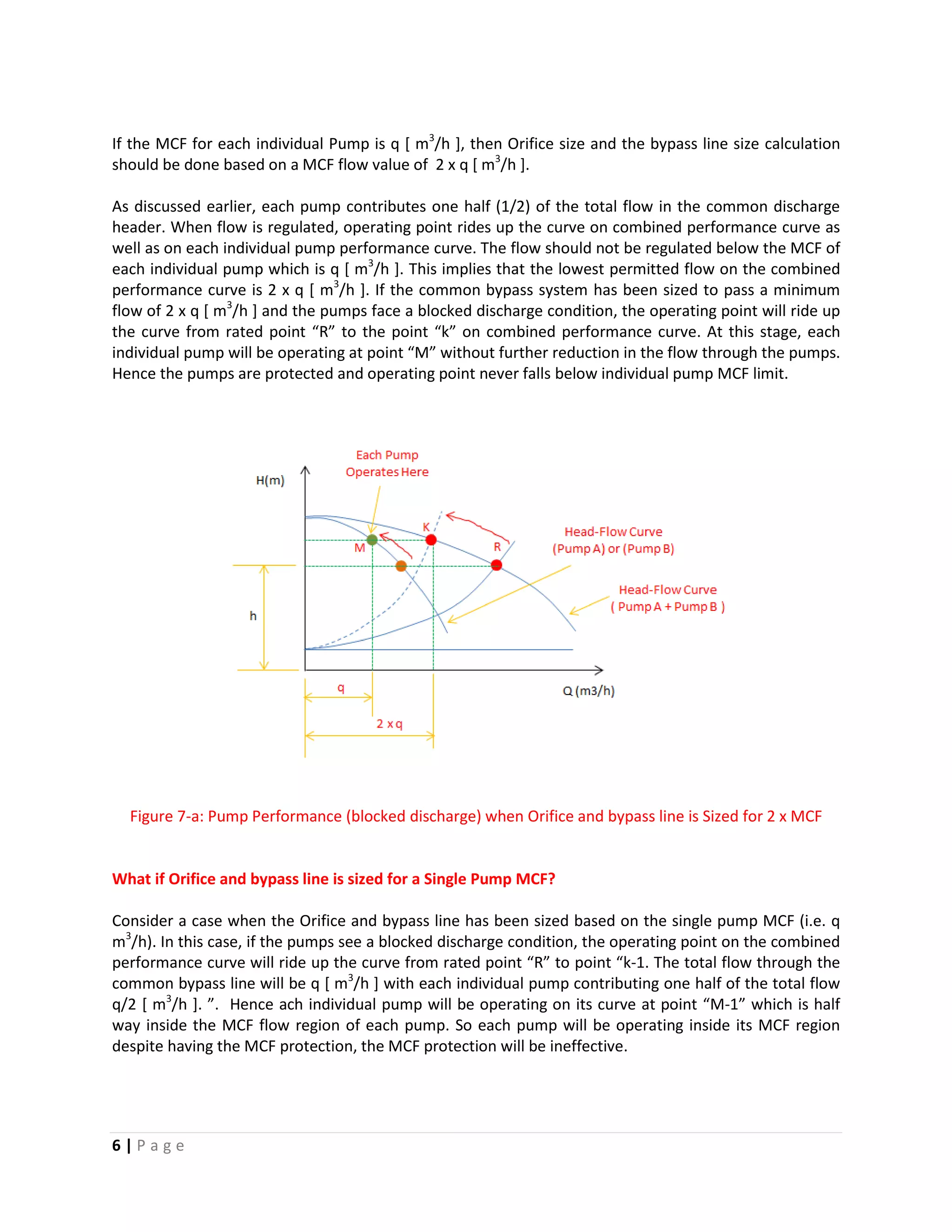 Common MCF Bypass Line for Multiple Pumps | PDF