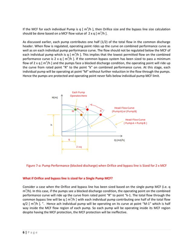 Common MCF Bypass Line for Multiple Pumps | PDF
