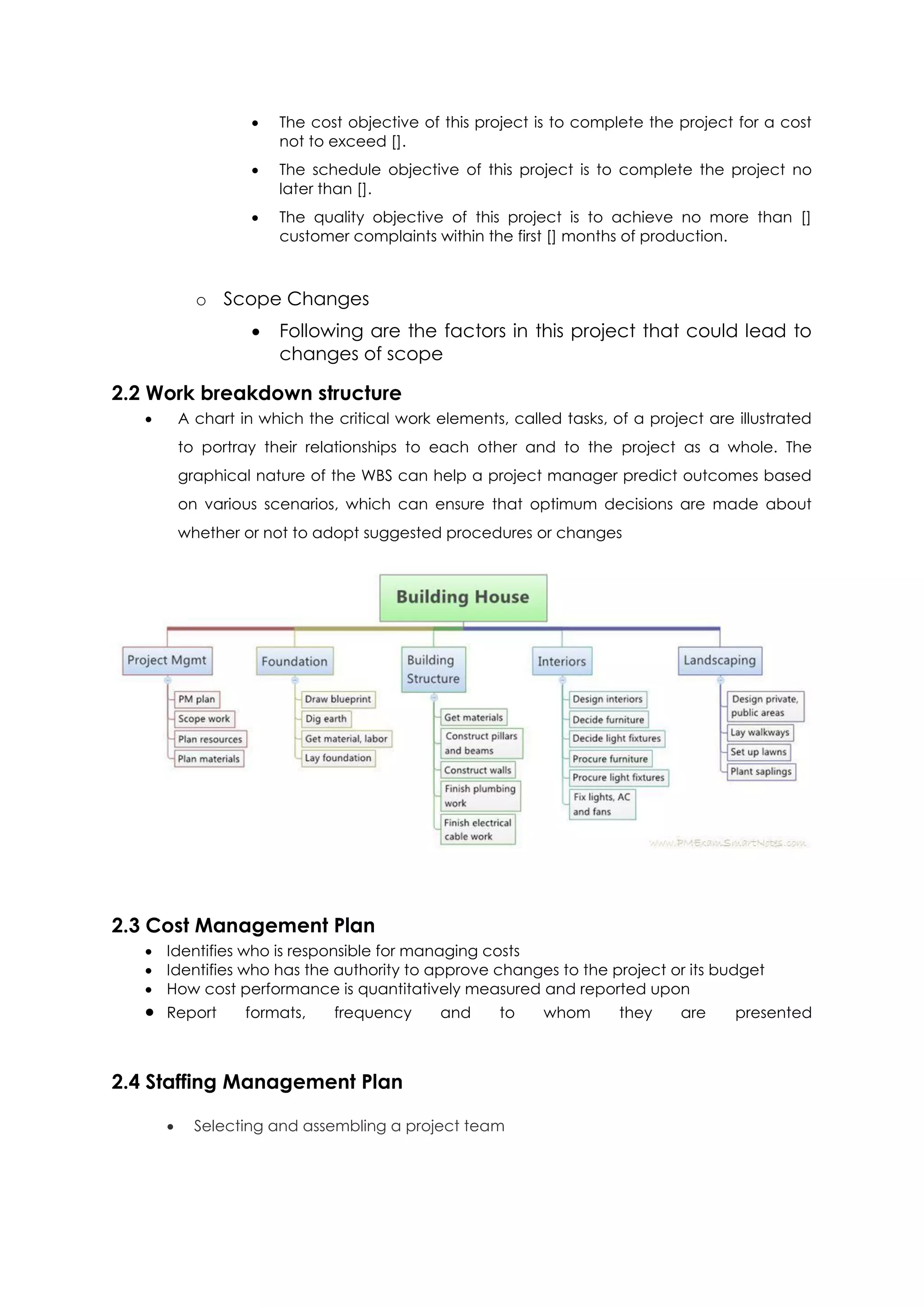 Proposed project plan template | PDF