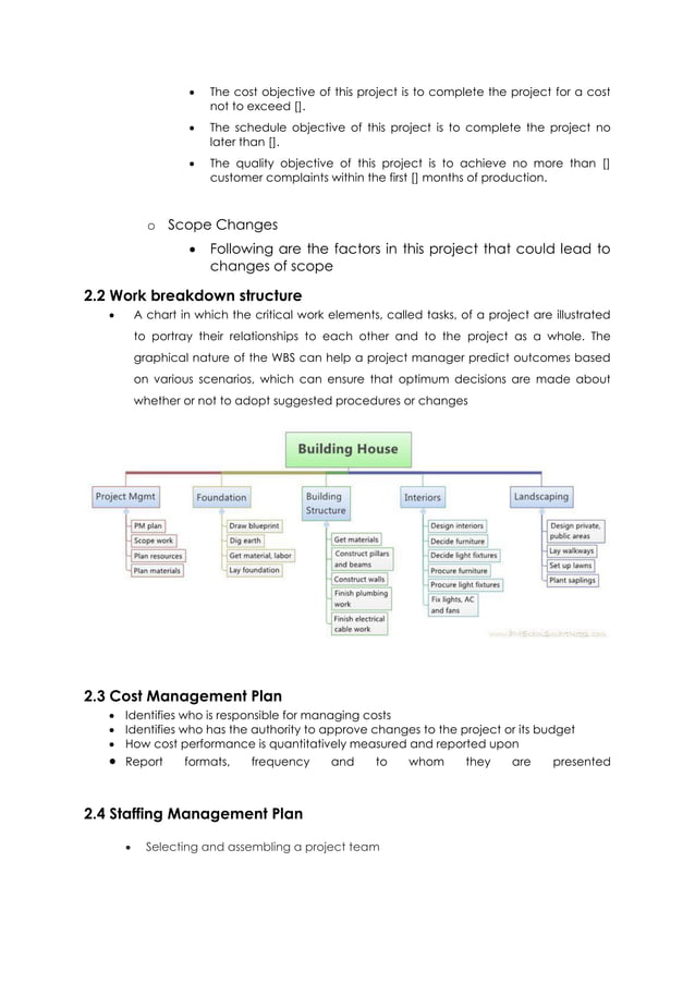 Proposed project plan template | PDF