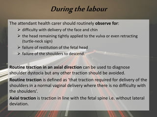 Shoulder dystocia | PPTX