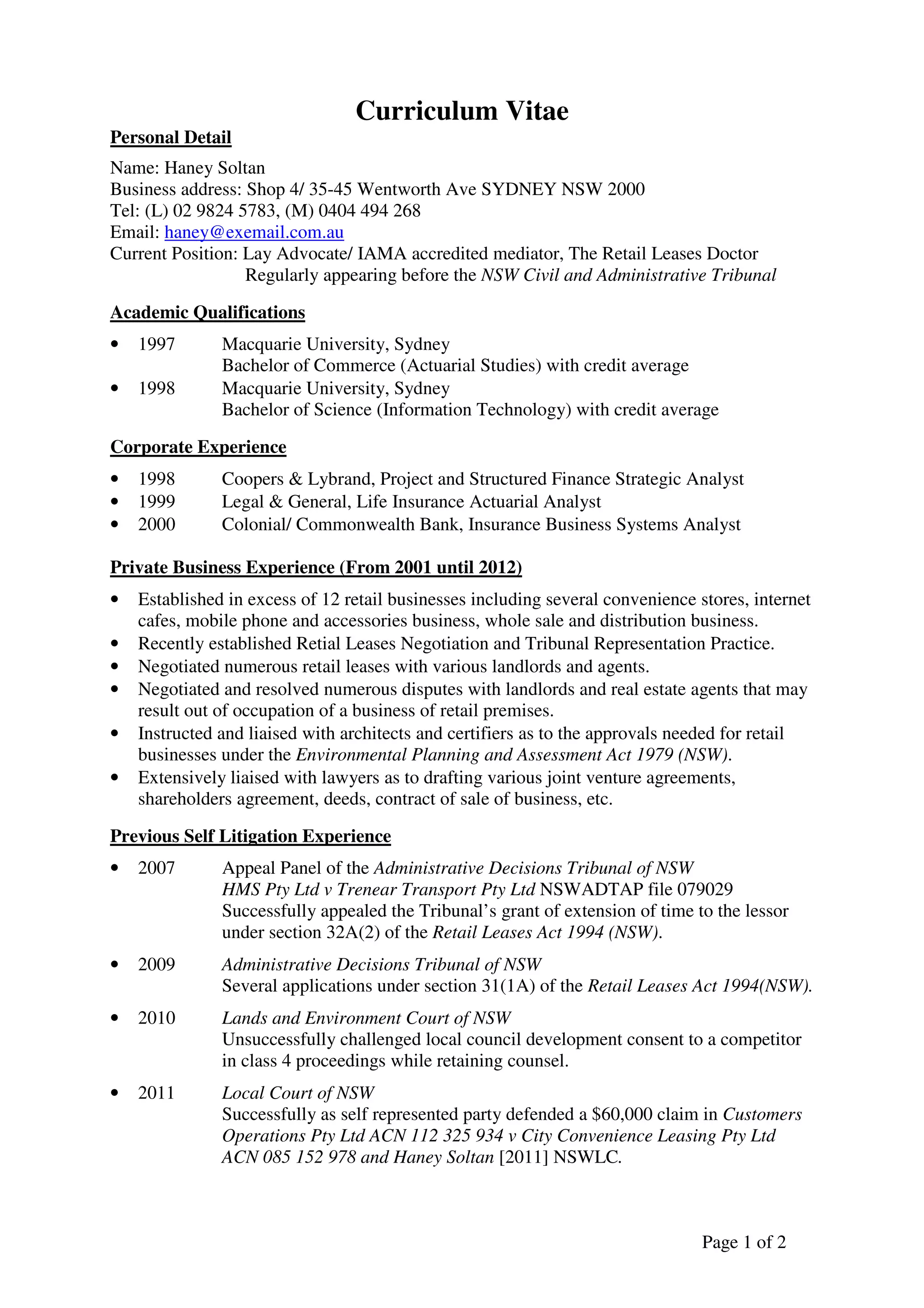 Curriculum viate Haney Soltan v3 | PDF