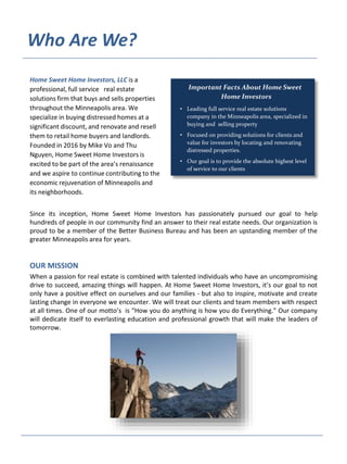 Private Money Lender Credibility Packet | PPTX