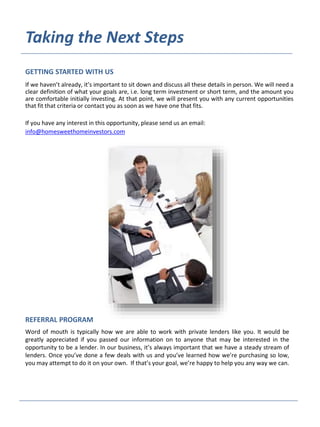 Private Money Lender Credibility Packet | PPTX