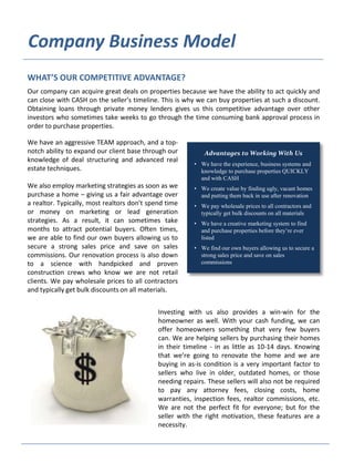 Private Money Lender Credibility Packet | PPTX