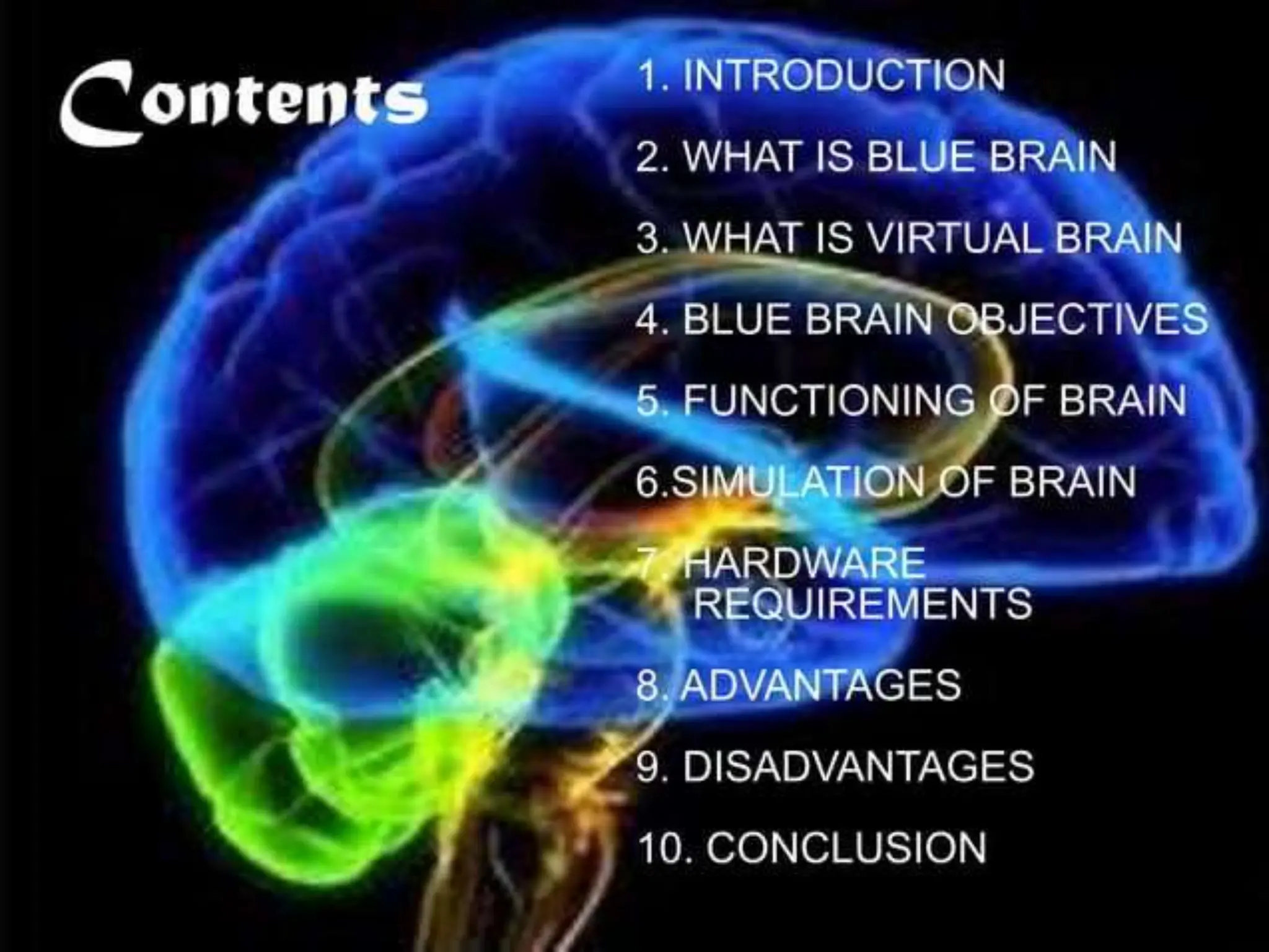 PowerPoint presentation on Blue brain Technology | PPT