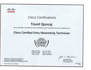 Cisco Certification | PDF