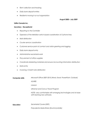 Valérie Bélisle - CV English | PDF