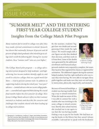 Issue Focus-CMP_SummerMelt | PDF